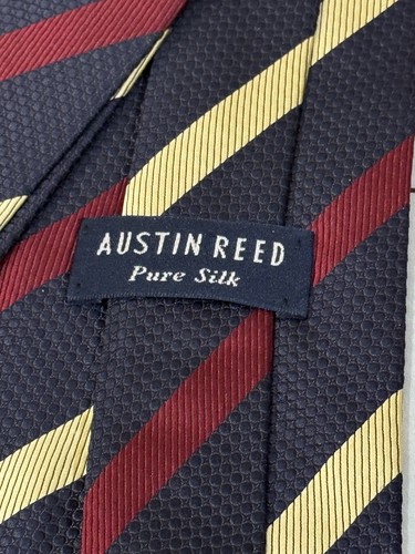 Lot of 2 - AUSTIN REED 100% Silk Mens Striped Neck Tie 3.75”x58” Made ...