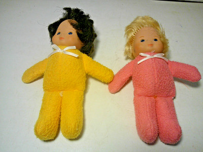 2 Fisher Price Forget Me Not Honey Baby Dolls ~ Vintage 1982 ~ 6" Tall ...