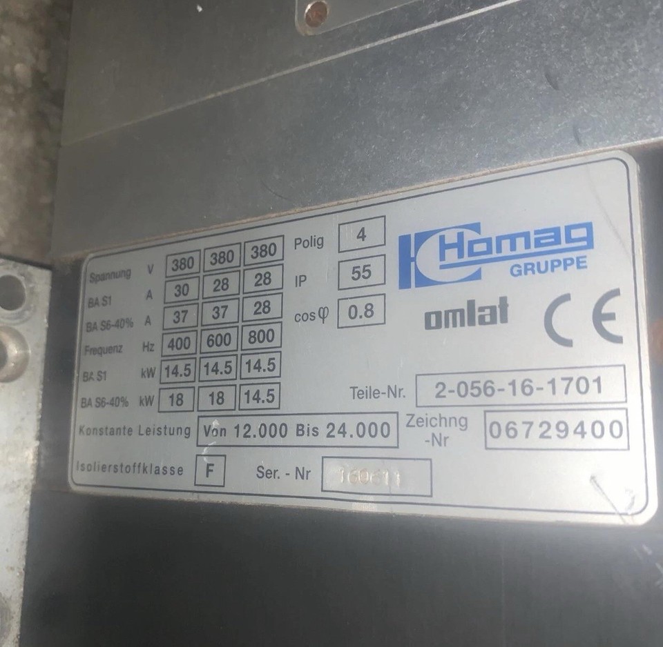HOMAG OMLAT 2-056-16-1701 | eBay
