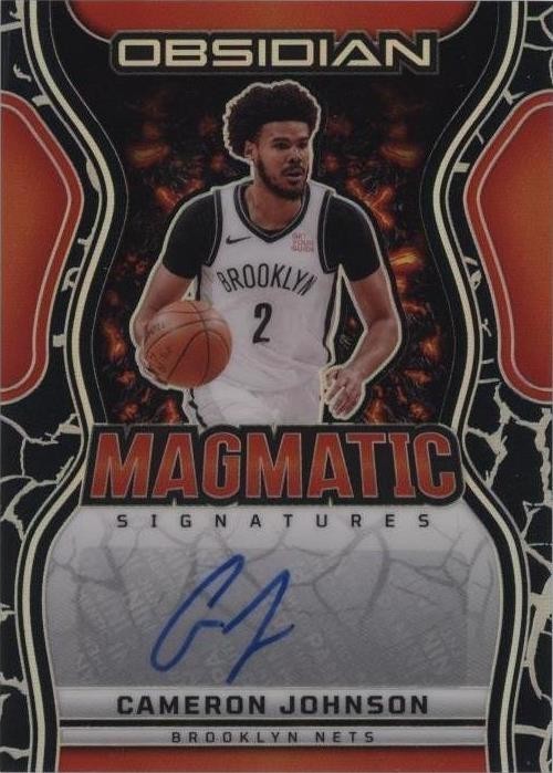 2024-25 Panini Obsidian - Magmatic Signatures Cameron Johnson #MS-CAM ...