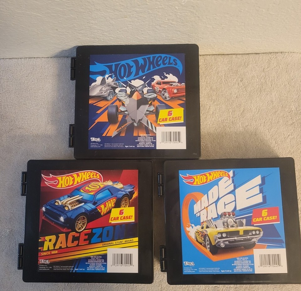 (Lot of 3) HOTWHEELS Carry Case 2023 - Each carry case holds 6 cars | eBay