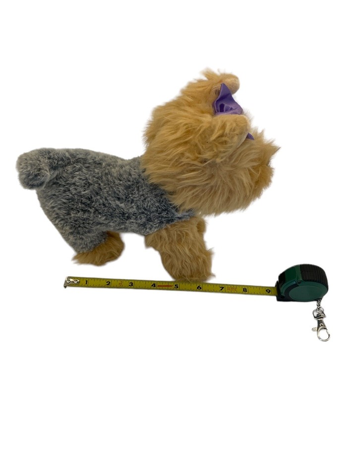 Stuffed Brown Silver Tan Yorkie Terrier Walmart 9 inches Realistic ...