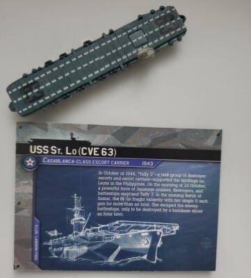 USS ST. Lo (CVE 63) Axis & Allies War at Sea #31/64 US Carrier | eBay