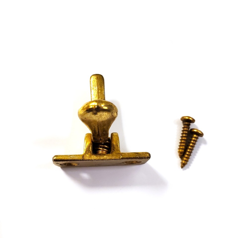 IVES Brass (2A3) Spring Elbow Cabinet Catch Latch w/Screws(NO PLATE ...