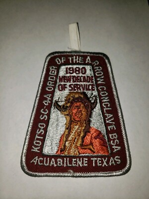 Boy Scout OA Section SC-4A 1980 Conclave Abilene Texas Kotso 330 Host ...