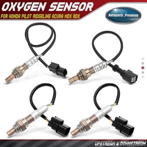 4x Up & Downstream O2 Oxygen Sensor for Honda Pilot Ridgeline Acura MDX ...