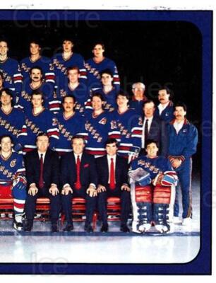 1988-89 Panini Stickers #312 New York Rangers, Team Photo | eBay