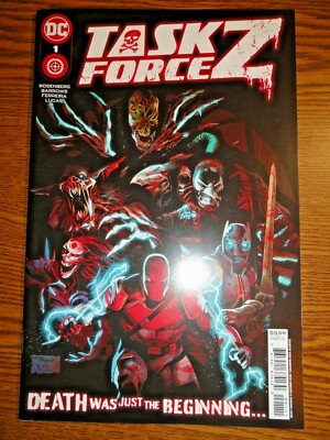 Task Force Z #1 Barrows A Cover NM Jason Todd Red Hood Batman Man Bane ...