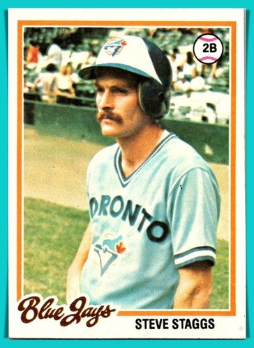 1978 Topps Baseball #521 Steven Staggs Blue Jays | eBay UK