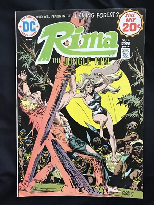 DC Comic Book Rima The Jungle Girl No. 4 1974 Comics | eBay