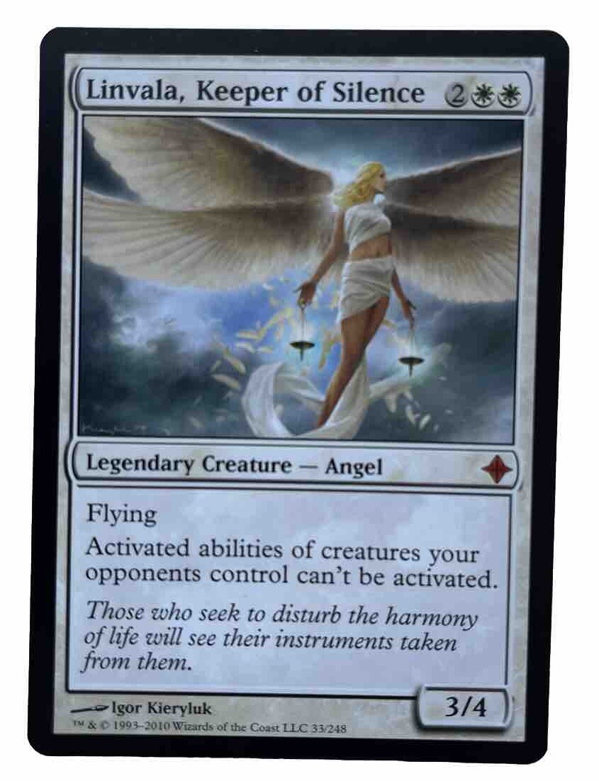 MTG - Linvala, Keeper Of Silence - ROTE - NM - Unplayed - Mythic ...