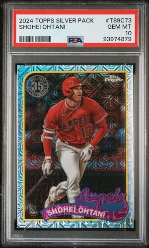 2024 TOPPS SILVER PACK 1989 CHROME PROMO SHOHEI OHTANI #T89C73 PSA 10 GEM MT | eBay