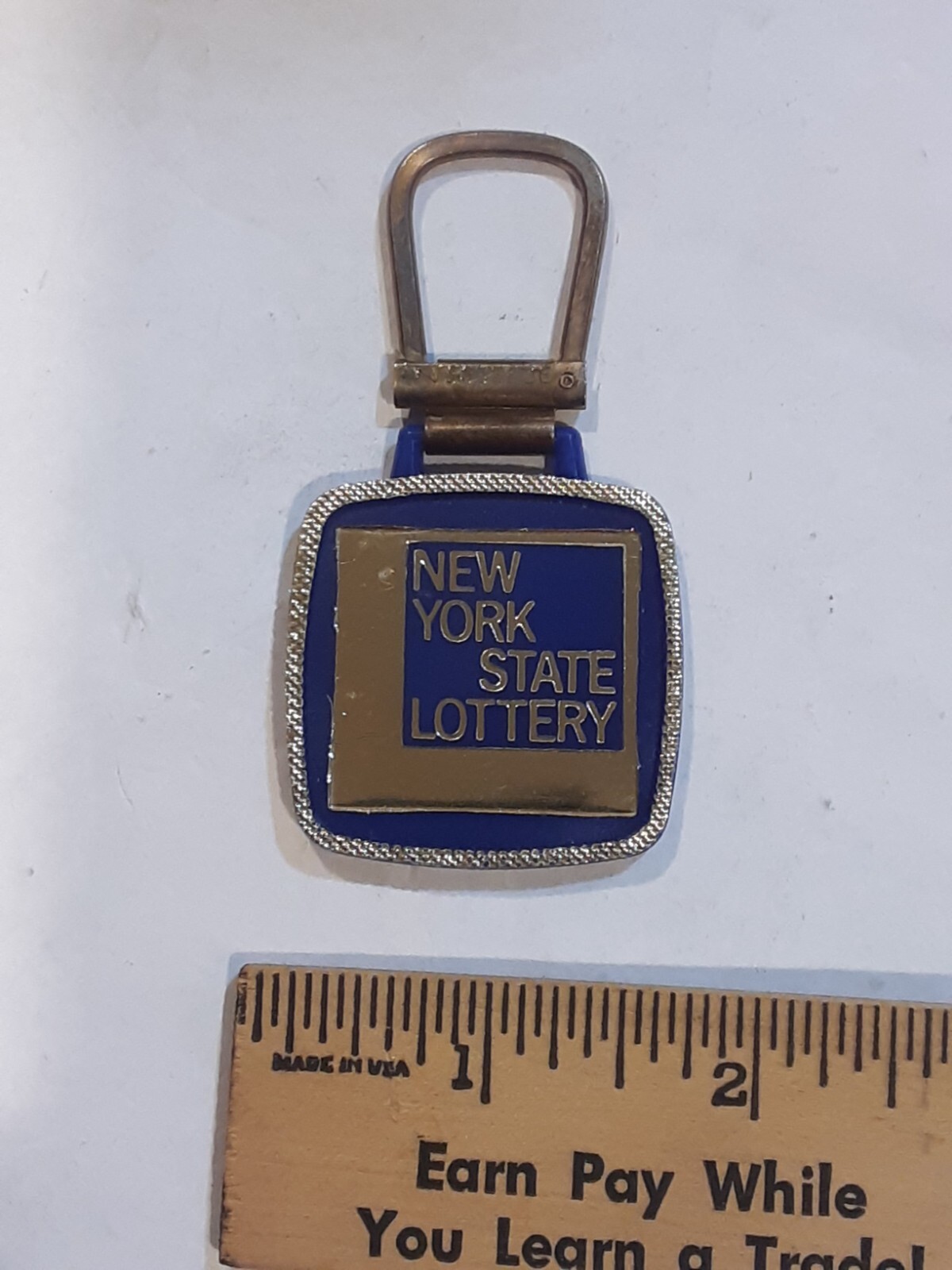 VINTAGE PLASTIC NEW YORK STATE LOTTERY KEYCHAIN | eBay