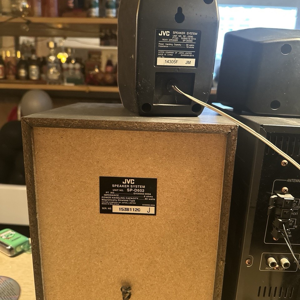 JVC MX-D602T Hi-Fi Compact Component System& Speakers - Tested Working ...