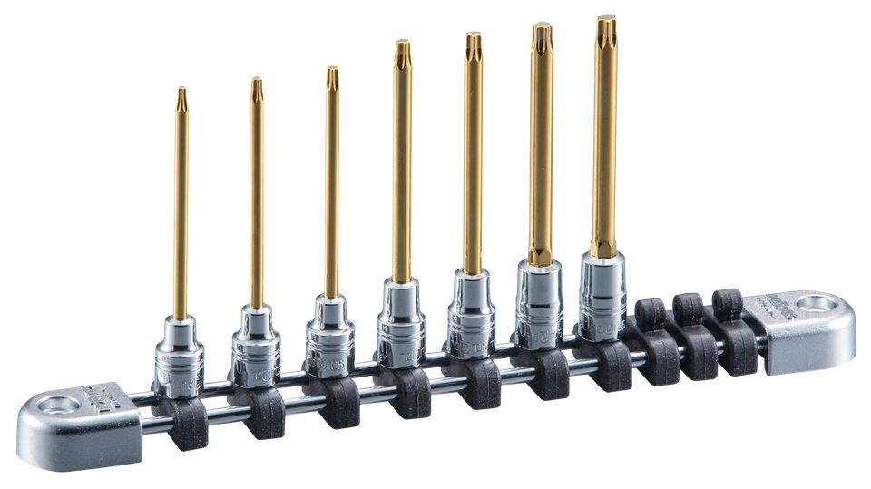 Nepros NTQ4T07L, 1/4"sq. T-Type Torx Bit Socket Set (Long) (7pcs.) | eBay