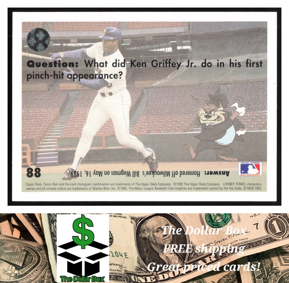 1992 Upper Deck Comic Ball 3 #88 Pacific Northwest Ken Griffey jr | eBay