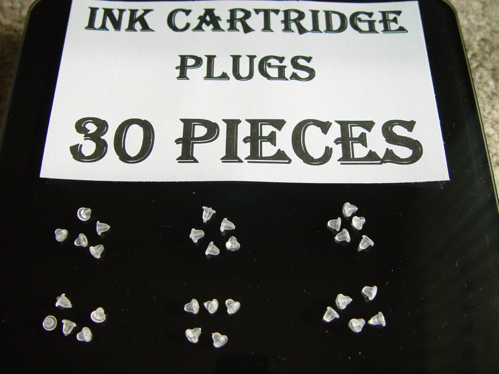 30 Qty. Refill Ink Cartridge Silicone Plug Ink Printer Cartridge Easy ...