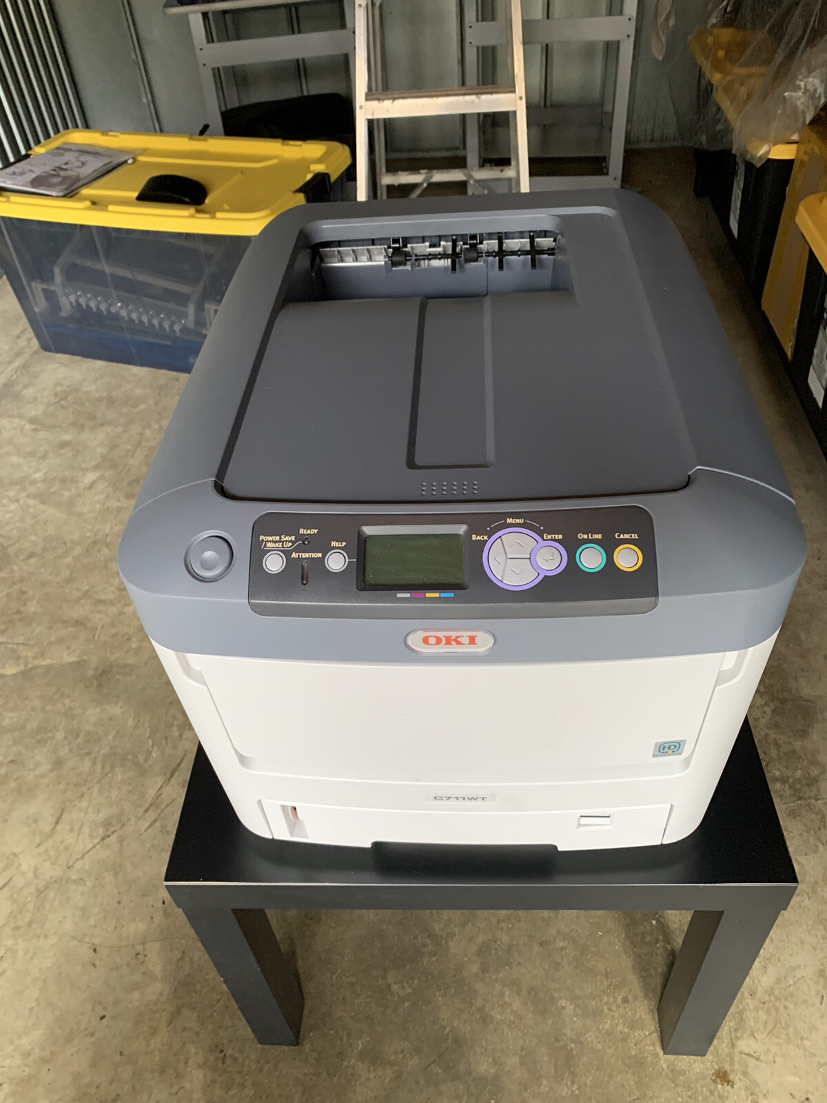 Oki C711WT White Toner Laser Printer W/ Transfer Rip Software | eBay