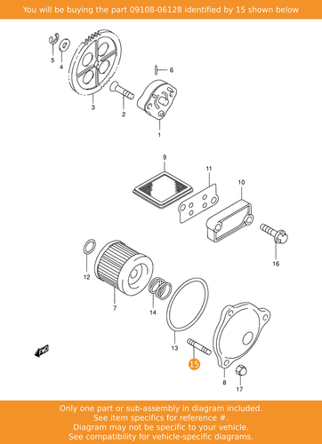 SUZUKI Stud Bolt, 09108-06128 OEM | eBay