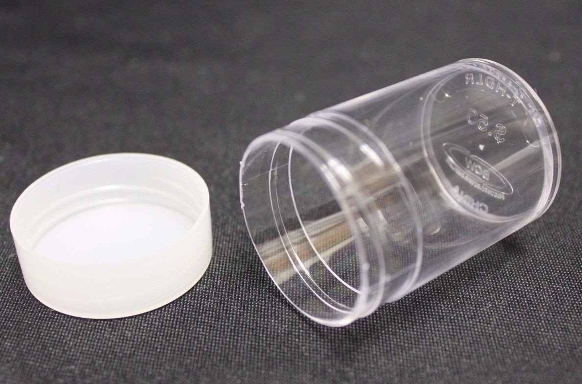 10 BCW Coin Holder Tube Gold Small Dollar Plastic Storage Tubes Screw ...