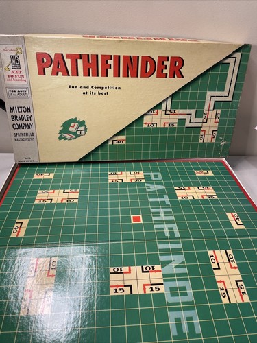 Pathfinder Board Game Milton Bradley 1954 Complete Sealed Tiles #4416 ...