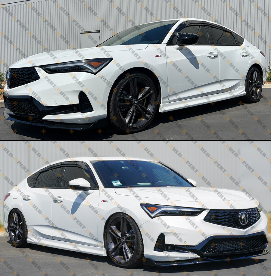 For 2023-2025 Acura Integra DE4 GF Bodykit V1 Pearl White Side Skirt ...