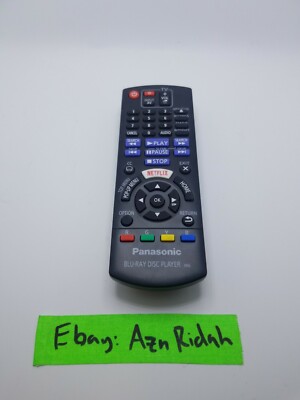 Panasonic Blu Ray Disk Player IR6 Remote Control N2QAYB000734 | eBay