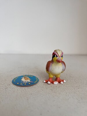 1999 Original Pokemon C. G. T.S.J TOMY Pidgeot Mini Toy Figur & Kampf ...