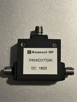 Konnect RF Circulator, SMA Female 2.7 - 3.3 GHz - Part no. KCI177241 | eBay