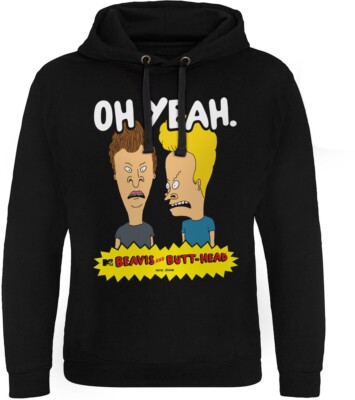 Beavis and Butt-Head Oh Yeah Epic Hoodie Black | eBay.de