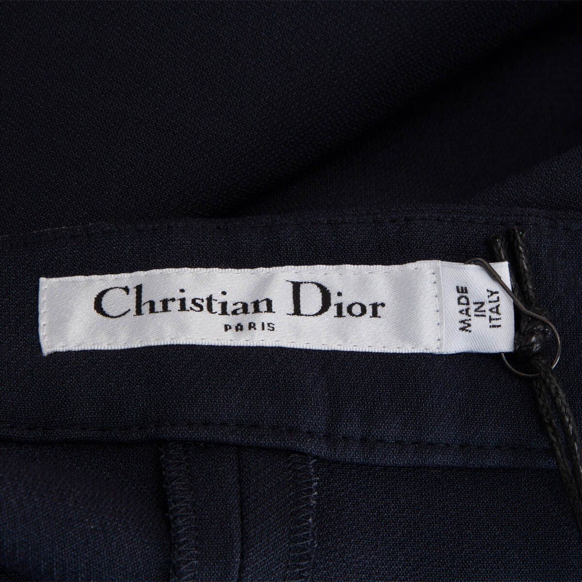 $1800 NEW CHRISTIAN DIOR CROPPED PANT WIDE LEG FOR BAR JACKET BLUE 36 ...
