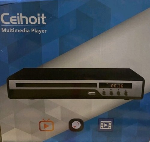 Ceihoit Multimedia Player DVD/CD DVP 507 w/ Remote & Cables. New in Box ...