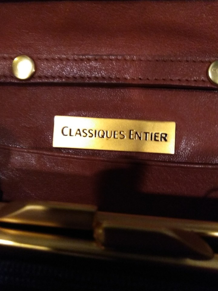 CLASSIQUES ENTIER Leather Card Organizer Handbag PURSE WALLET | eBay