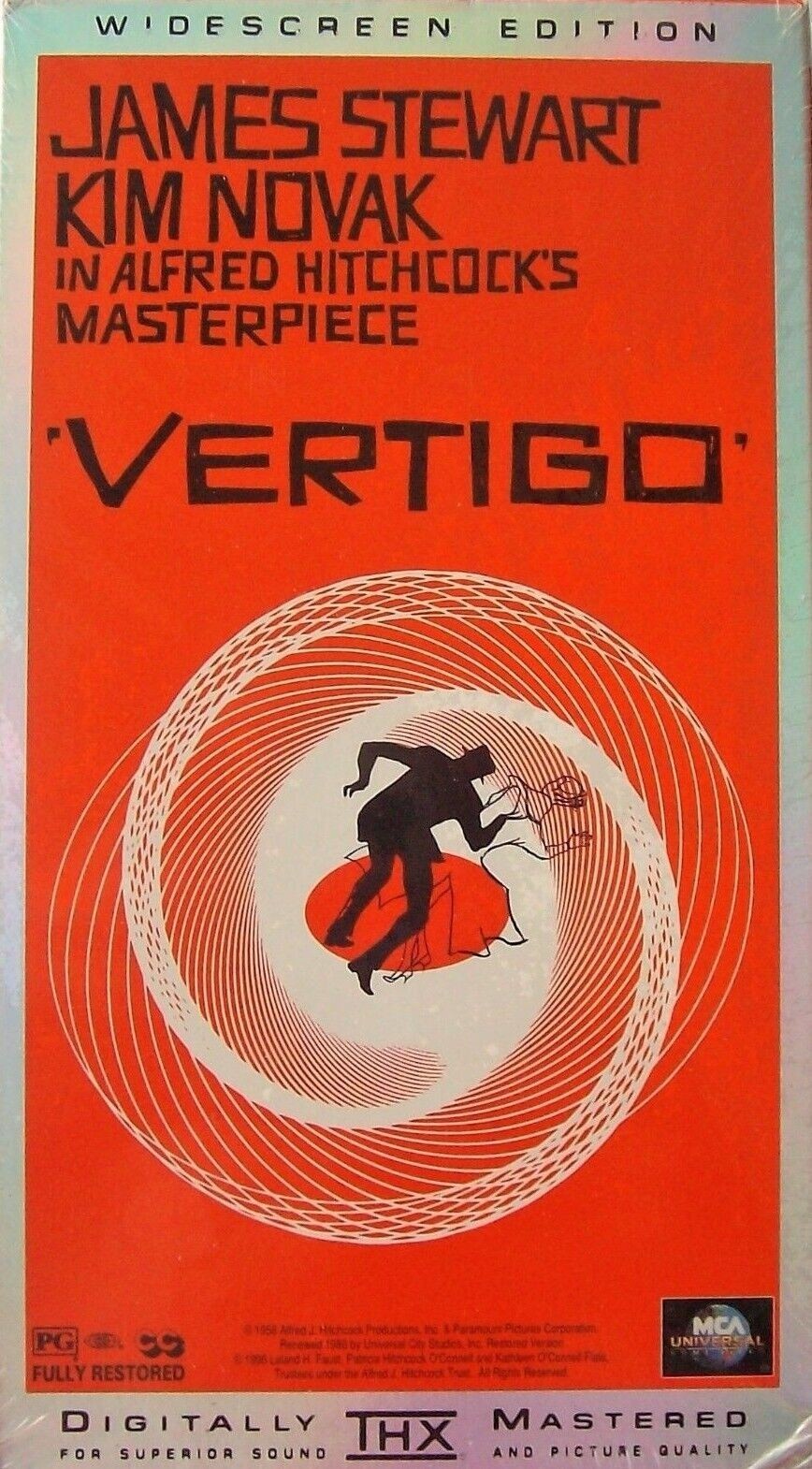 Vertigo (VHS, 1997, Digitally Remastered, Widescreen) 96898294034| eBay