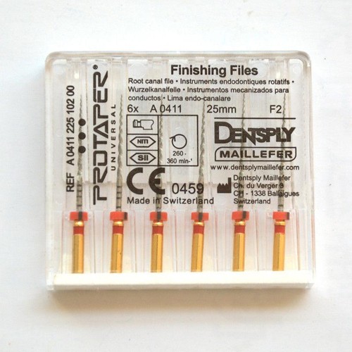 Dental Dentsply Rotary ProTaper Universal Engine NiTi Files 25 mm F2 | eBay
