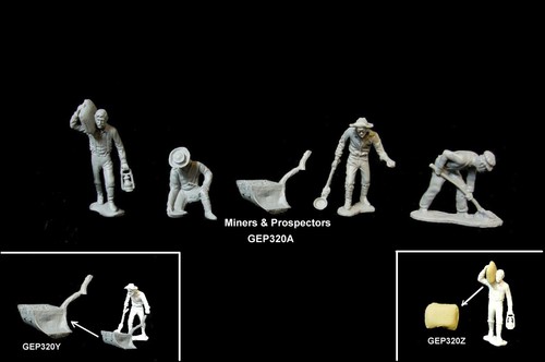MARX western Miners & Prospectors set #1 resin toy soldiers playsets | eBay