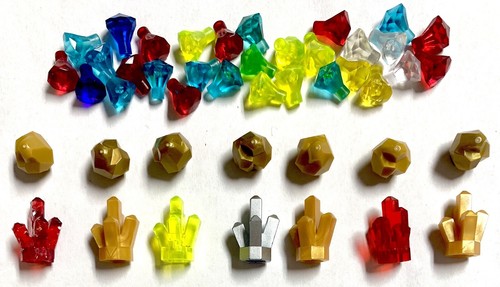 LEGO 44 Pc Crystal & Gem Multi Color Assorted Lot | eBay