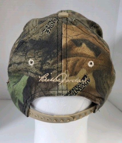 Vintage Team Realtree Bill Jordan Snapback Hat Cap Camo Kudzu USA One ...
