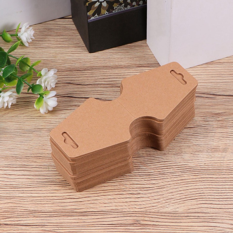 200 Pcs Earring Packaging Cards Necklace Display Jewelry Hanging | eBay ...