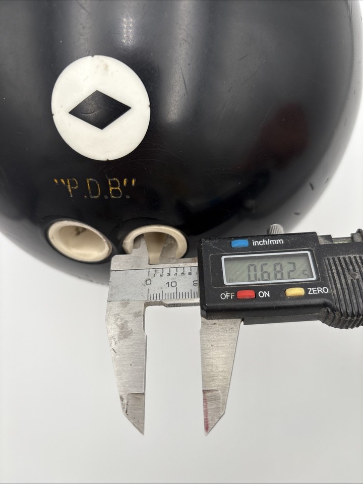 Vintage Brunswick Black Diamond Bowling Ball 15lb 2oz | eBay