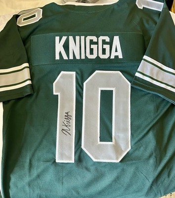 Eastern Michigan Eagles Noah Knigga Signed Green Jersey Auto | eBay