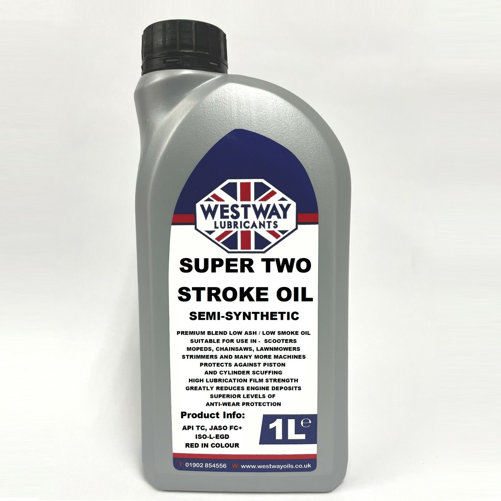 1 Litre 2-Stroke Super Two Stroke Oil Semi-Syn 1L Chainsaw Strimmer ...