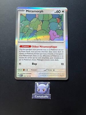 Carte Pokémon Metamorph 132/165 HOLO EV3.5 Mini Série 151 NEUF | eBay