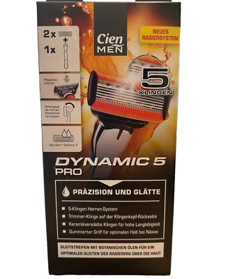 Cien Men Dynamic 5 PRO Shark 5-Klingen-Rasiersystem Rasierer inkl. 2 ...