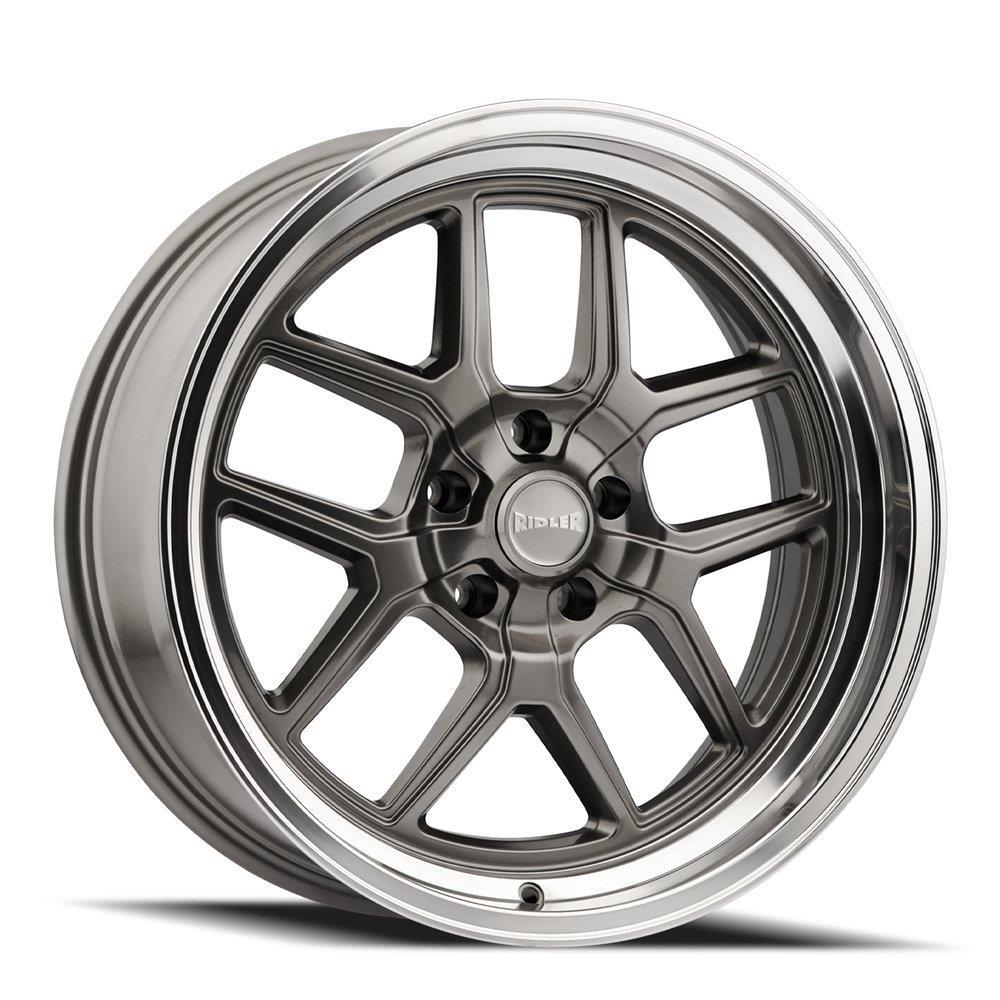 20 inch 20x8.5 RIDLER 610 GREY wheels rims 5x5 5x127 +0 | eBay