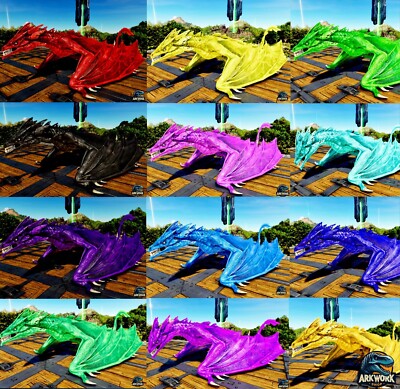 🦖ARK Survival Ascended Wyvern Solid Colors PVE PS5/XBOX/PC | eBay