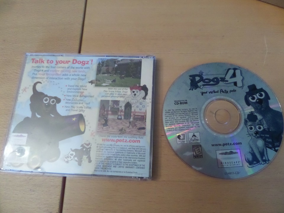 Dogz 4 + Small 16 Page Manual PCCD Windows 98 16685054818 | eBay