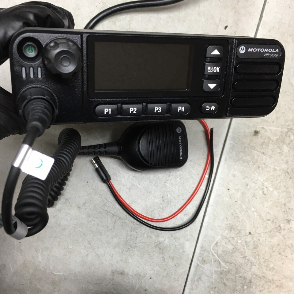 MOTOROLA XPR5550e VHF 136-174MHz 45w mobile radio AAM28JQN9WA1AN DMR ...