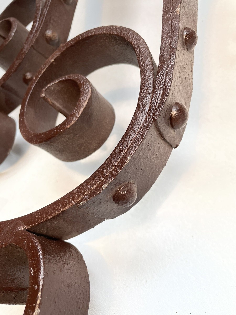 Hand Forged Iron Sign Holder