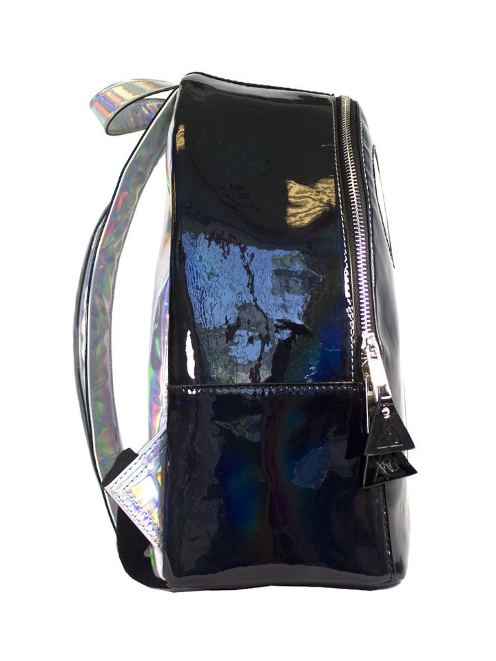 YRU Yin Yang Holographic Positive Negative Chinese Backpack Book bag ...